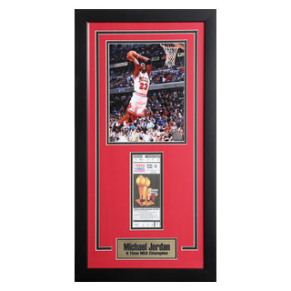 Michael Jordan 6 Time NBA Champion, Unknown Artist, 7.5x9.5 ...