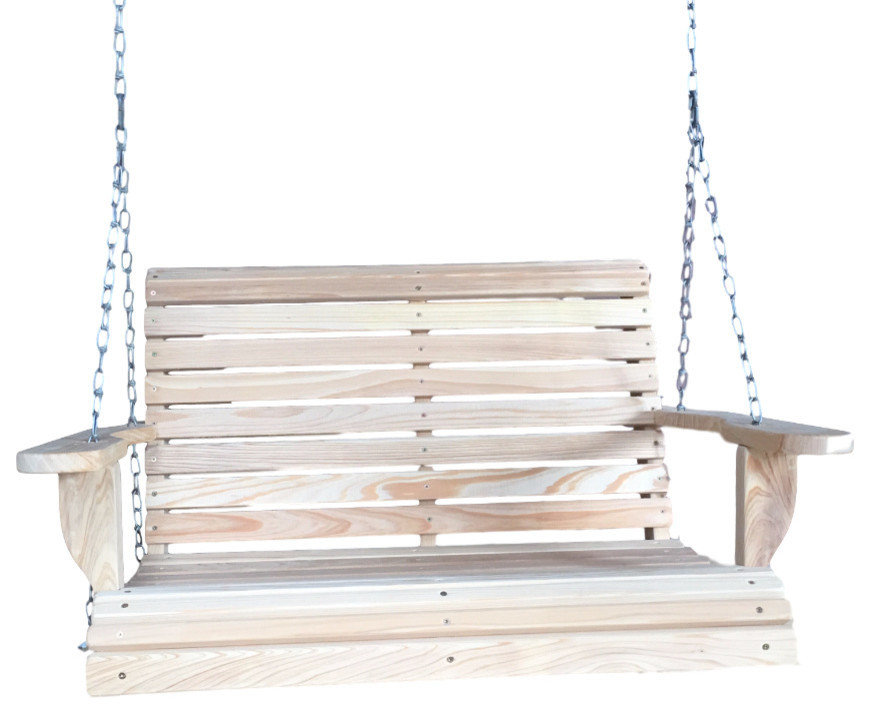 3' Cypress Roll Swing - Craftsman - Porch Swings - by Louisiana Cypress ...