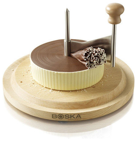 Boska Holland Geneva Collection Beech Wood Cheese Curler - Transitional ...