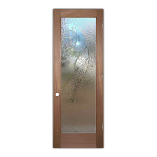 Interior Prehung Door or Interior Slab Door - High Tide - Cast Glass ...