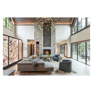 Waterscape Drive - Transitional - Living Room - Other - by ID Studio ...