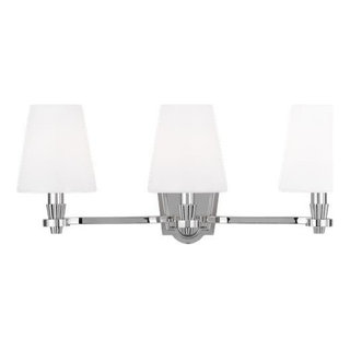 Paisley 3-Light Bathroom Vanity Light in Polished Nickel by Alexa ...