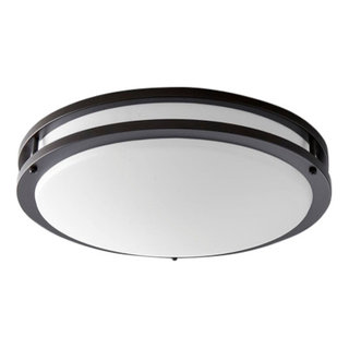 Oracle Ceiling Light in Oiled Bronze, 18.000 - Transitional - Flush ...