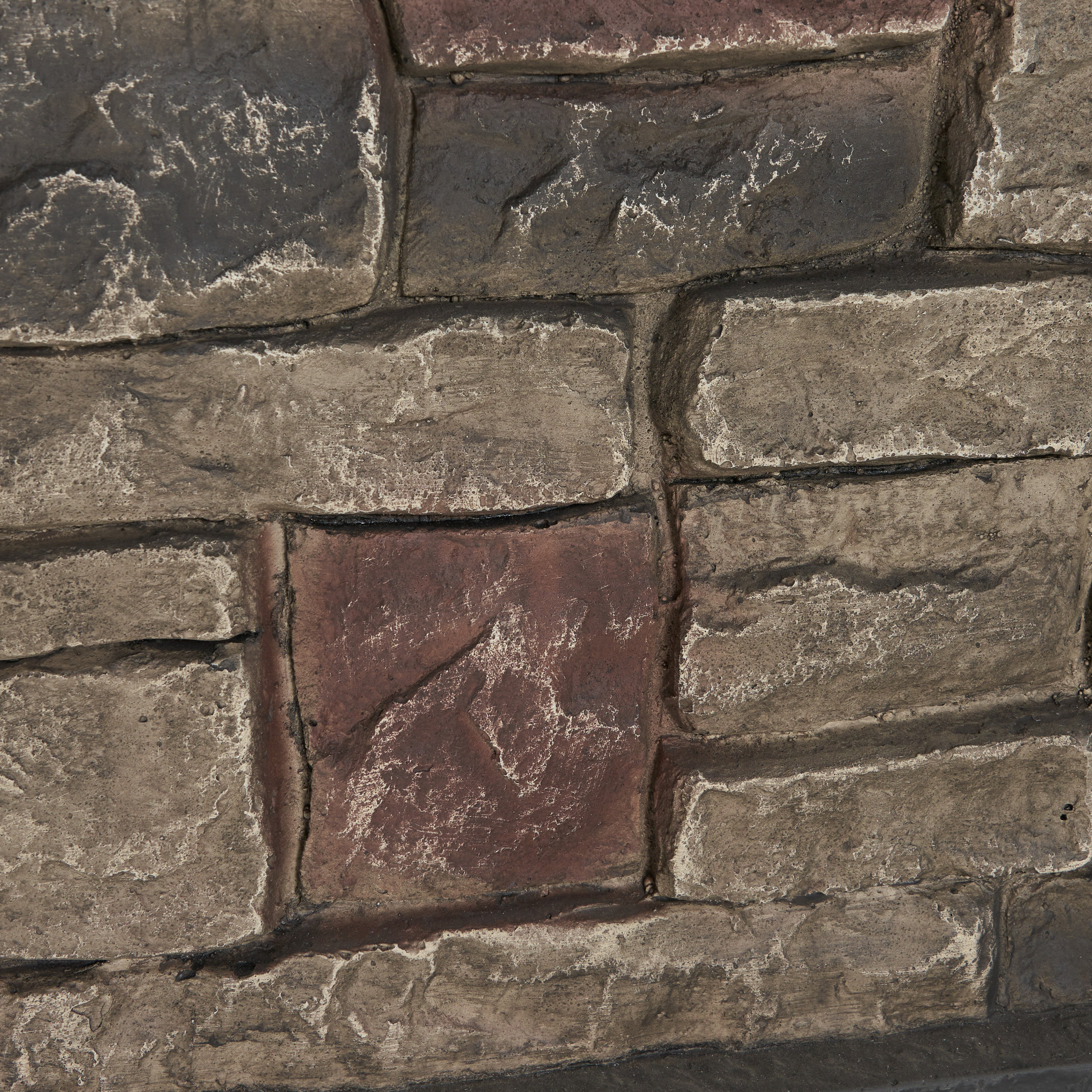 Troy Outdoor 50,000 BTU Lightweight Concrete Fire Pit, No Tank Holder ...