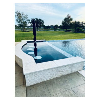 The Hall Family Pool and Patio - Modern - Pool - Houston - by Island ...