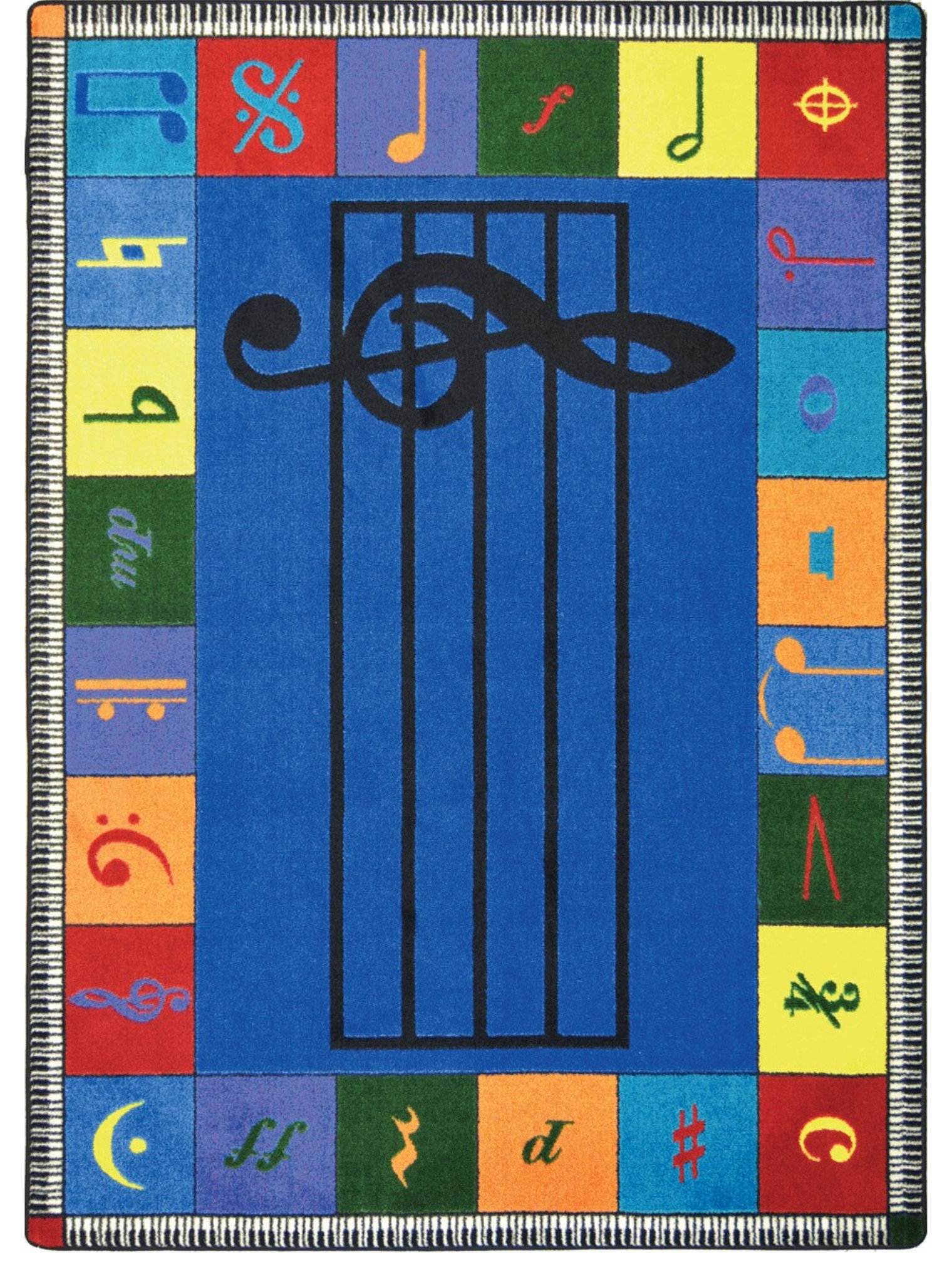 Note Worthy (Elementary) 10'9" x 13'2" area rug in color Multi ...