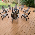 AZEK Vintage Collection in Mahogany. Premier Rail in white ...