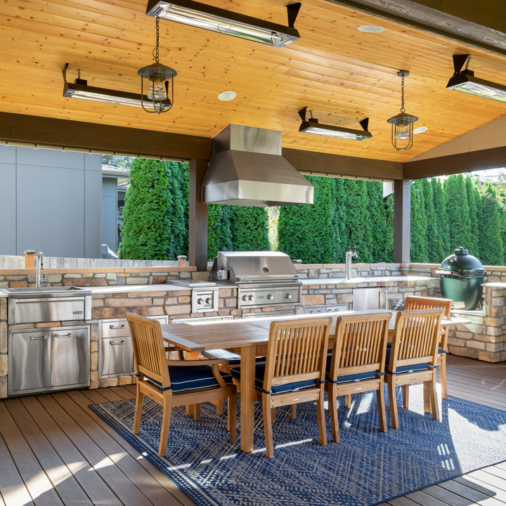 75 Most Popular 75 Beautiful Deck with an Outdoor Kitchen Ideas ...