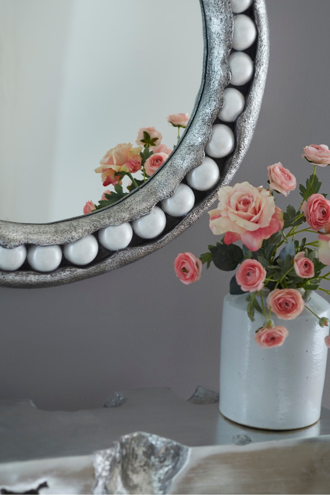 Pearl Mirror, Round, 36x3x36" - Beach Style - Wall Mirrors - by ...