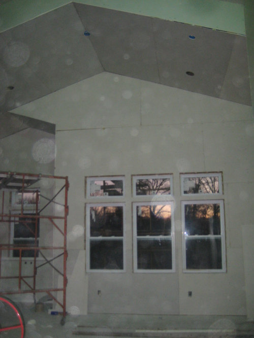 Room with MANY angles- which ceiling color?