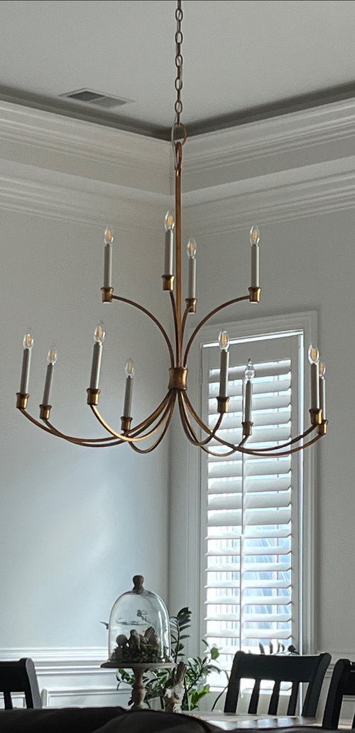 How to fix a Crooked Chandelier | Houzz Forum
