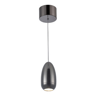 Gun Metal LED Pendant from the Royal Pearl Collection - Modern ...