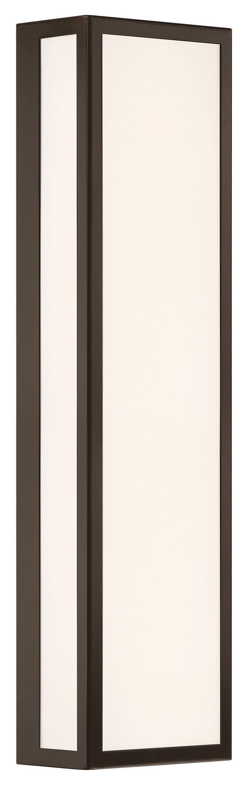 GEO LED Outdoor Wall Mount, Bronze - Transitional - Outdoor Wall Lights ...