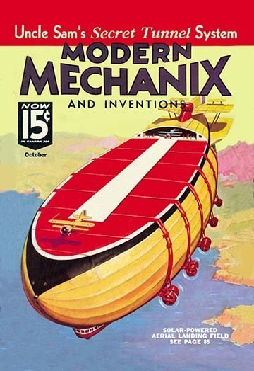 Solar Powered Aerial Landing Field, 20" x 30" - Contemporary - Prints ...