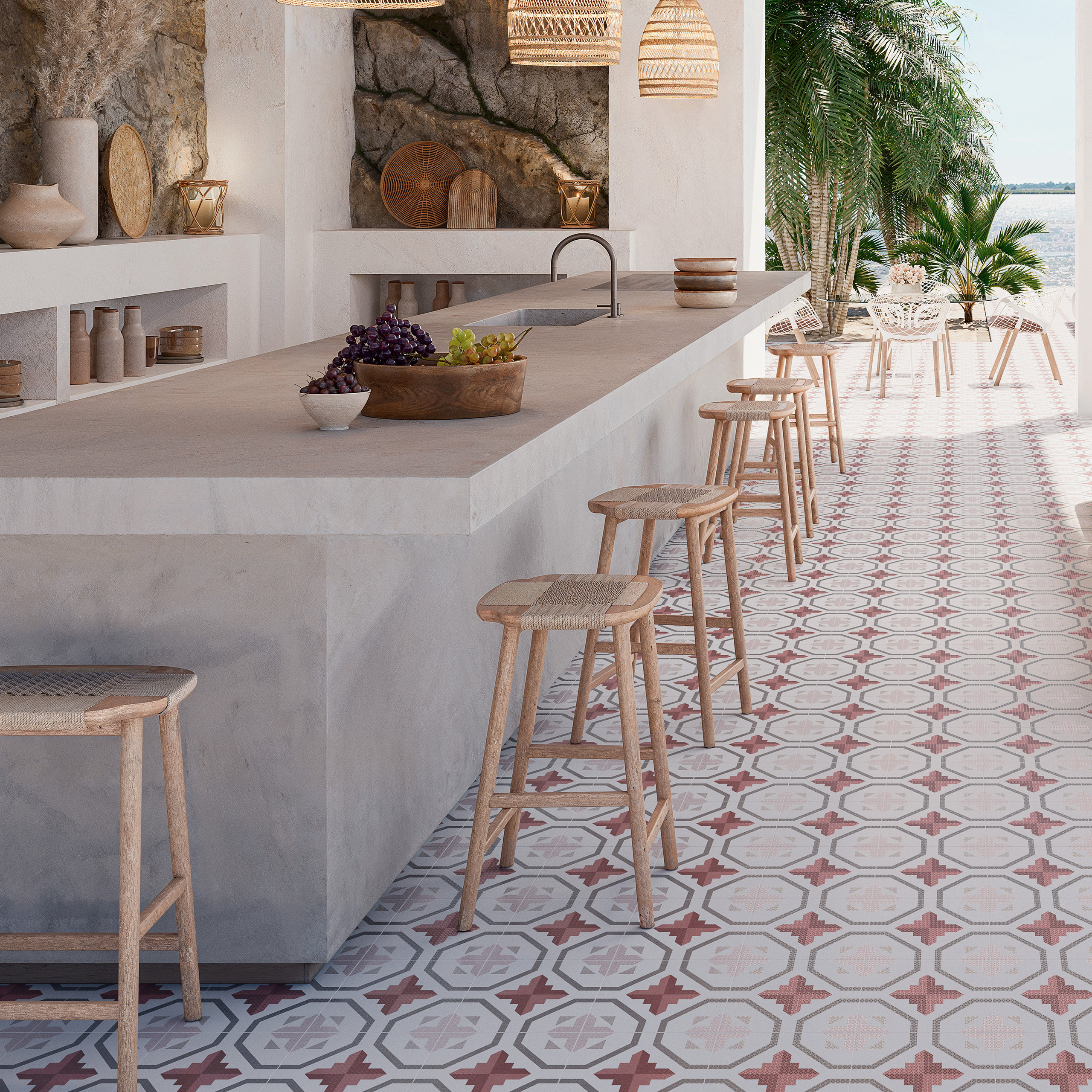 Prisma Rioja Porcelain Floor and Wall Tile - Contemporary - Wall And ...