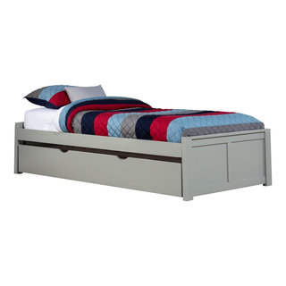 Hillsdale Furniture Pulse Twin Solid Wood Platform Bed with Trundle ...