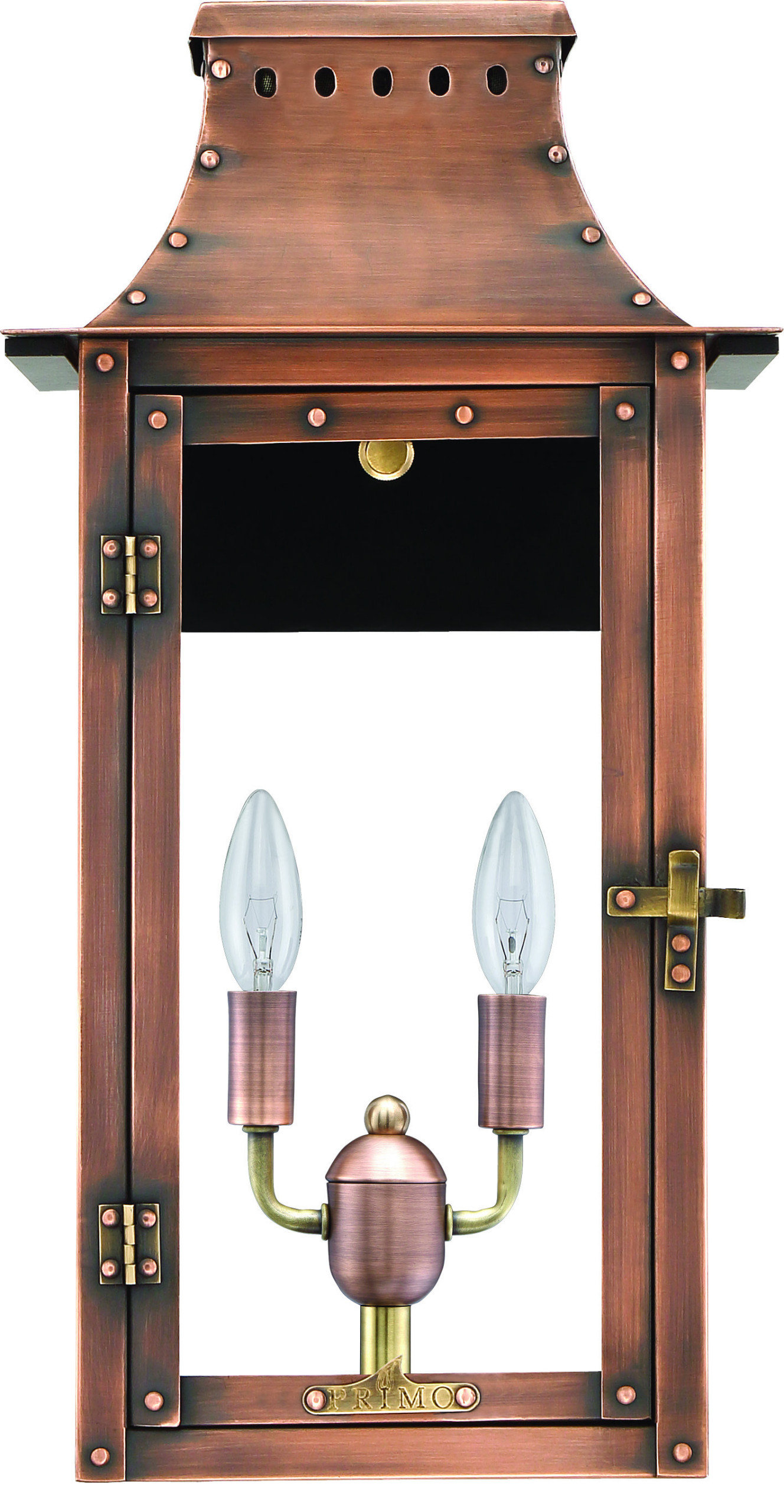Breaux Bridge Electric Lantern, 19" - Traditional - Outdoor Wall Lights ...