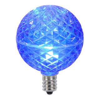 G50 Faceted LED Blue Bulb E17 .45W 25/Bx - Contemporary - Led Bulbs - by VirVentures | Houzz