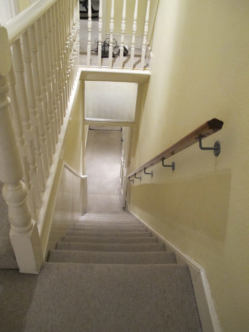 Staircase opened up...