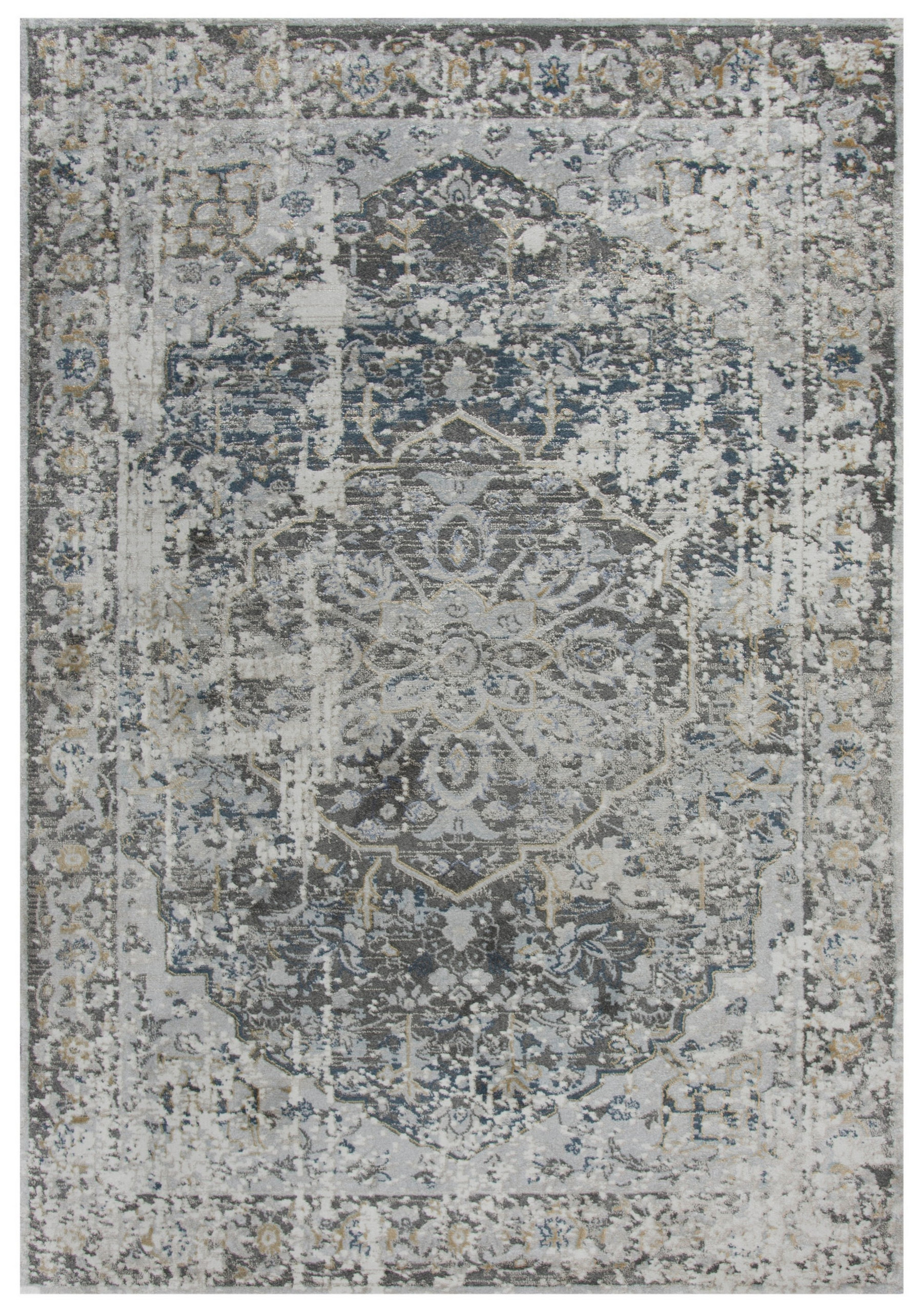 Rizzy Home BRS106 Bristol Area Rug Beige, 2'7" x 8' - Contemporary ...