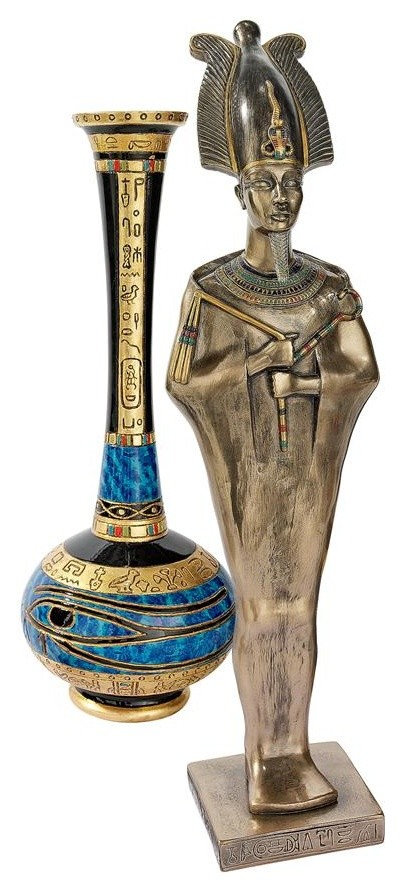 Osiris Egyptian God of The Afterlife - Traditional - Decorative Objects ...