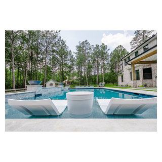 The Woodlands Project - 200K+ - Modern - Pool - Houston - by Platinum ...