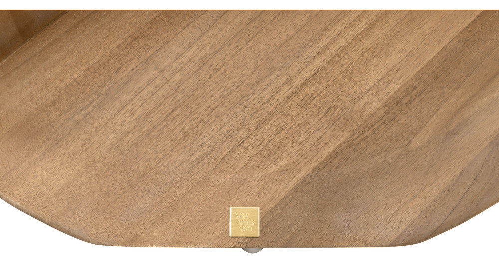 Teak Architectural Coffee Table, Versmissen Fan - Transitional - Coffee ...
