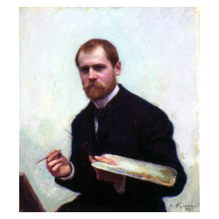 Emile Friant Self-Portrait Gallery Wrap Canvas, 20"x25", 20x25 ...