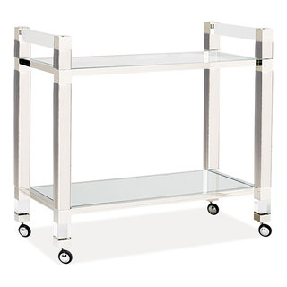 Cosmopolitan Bar Trolley - Contemporary - Bar Carts - by ARTEFAC | Houzz