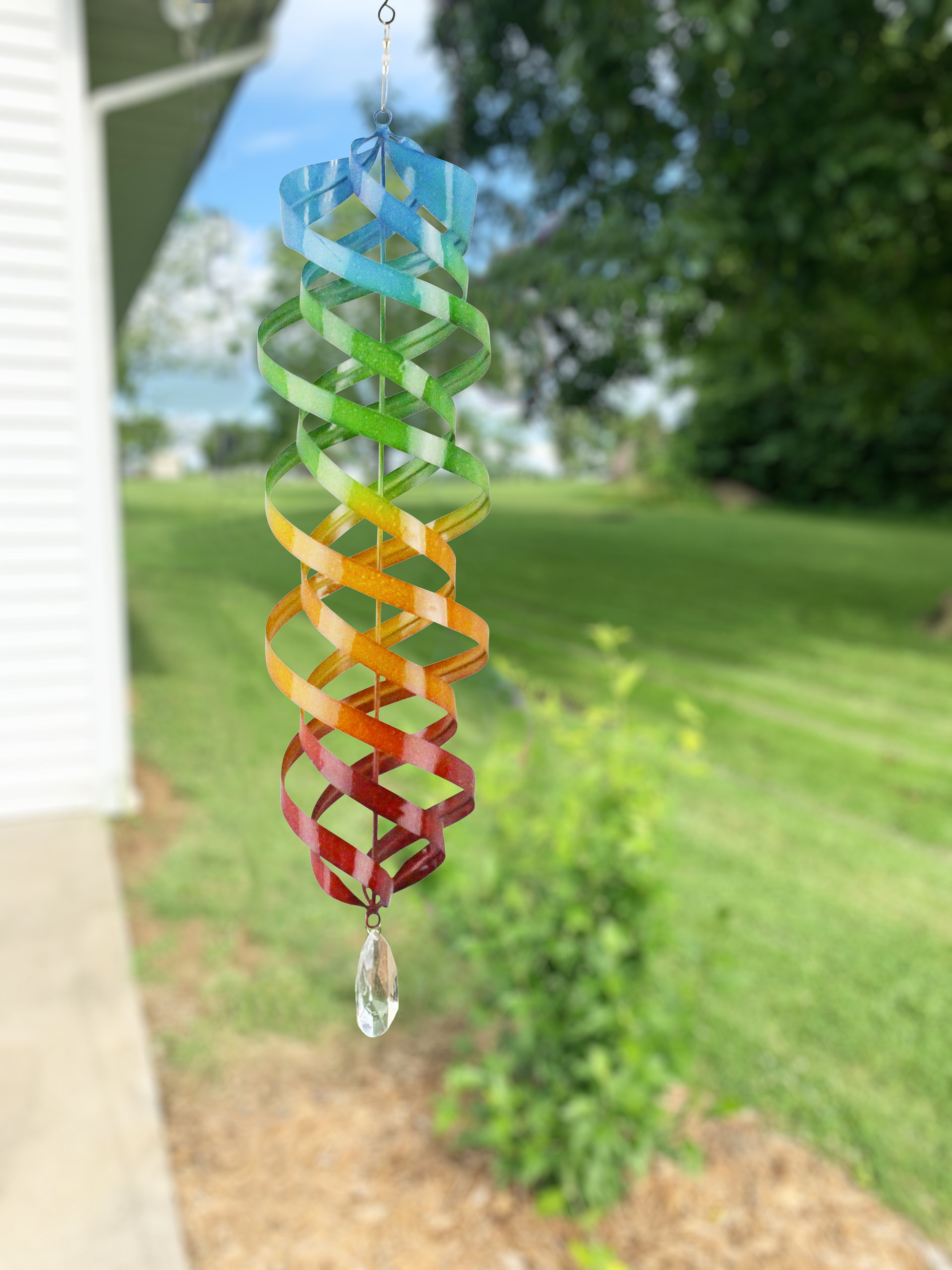 Cosmix Corkscrew Rainbow - Contemporary - Wind Chimes - by RCS Gifts ...