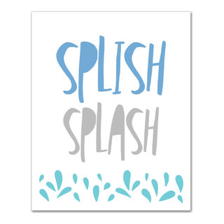 Splish Splash Wall Art, 16x20 - Contemporary - Prints And Posters - by ...