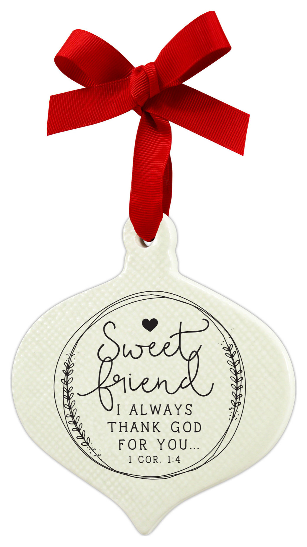 Ornament Doodle, Sweet Friend Ribbon Hang - Traditional - Christmas ...