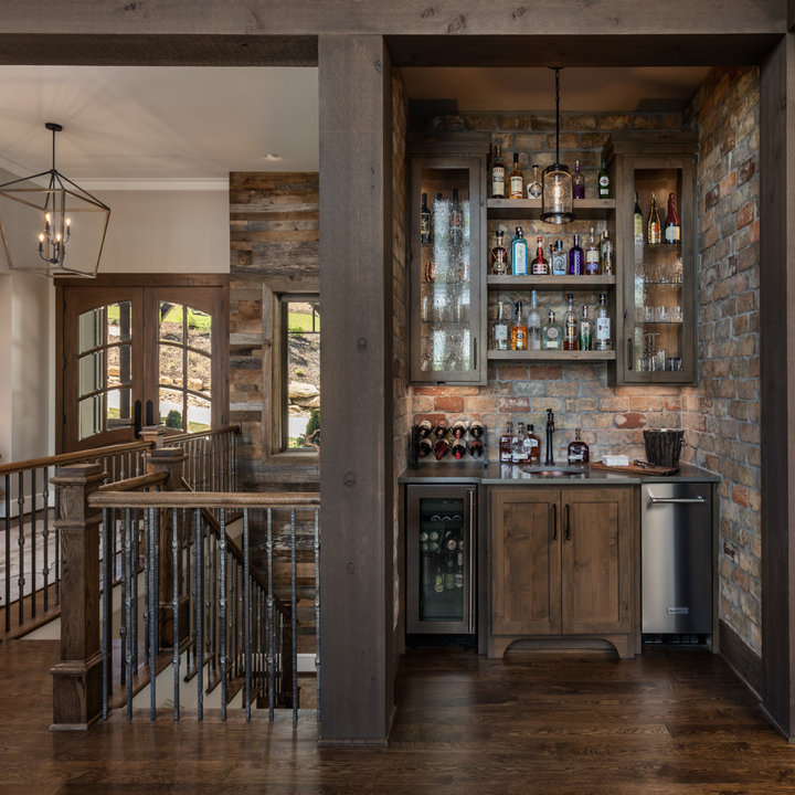 75 Beautiful Rustic Home Bar Ideas and Designs - August 2025 | Houzz UK