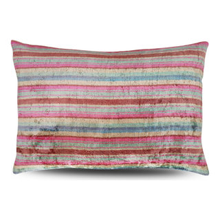 Canvello Earthtone Stripe Pillow for Couch, 16"x24" - Contemporary ...