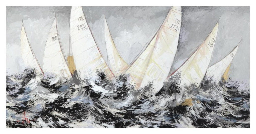 "In Alto Mare" Digital Paper Print by Luigi Florio, 26"x14", 38"x74 ...