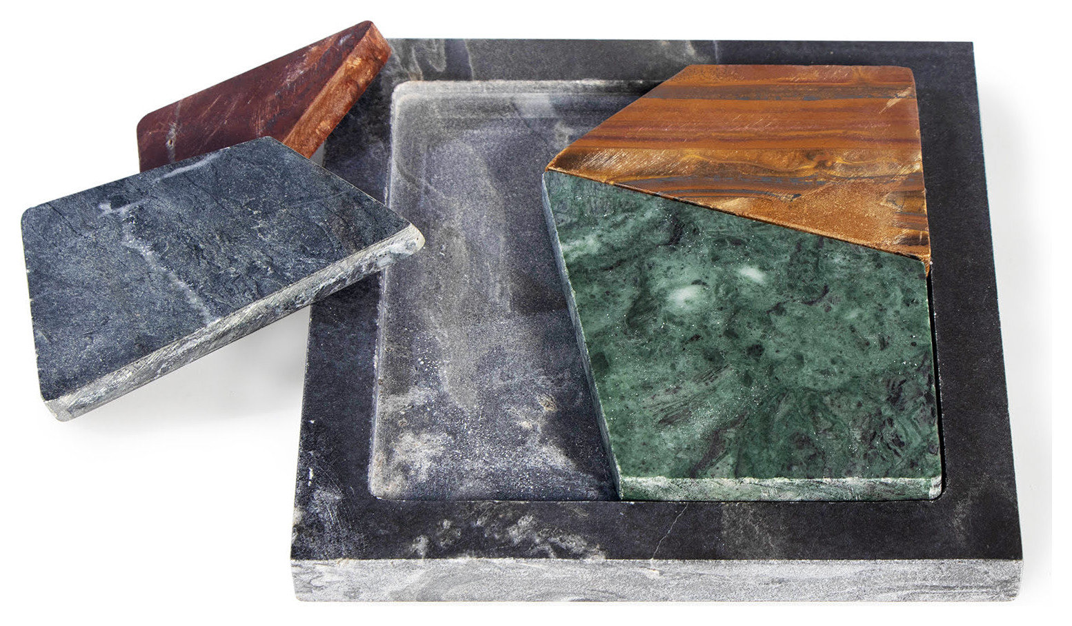 Milena Marble Tabletop Puzzle - Contemporary - Decorative Objects And ...