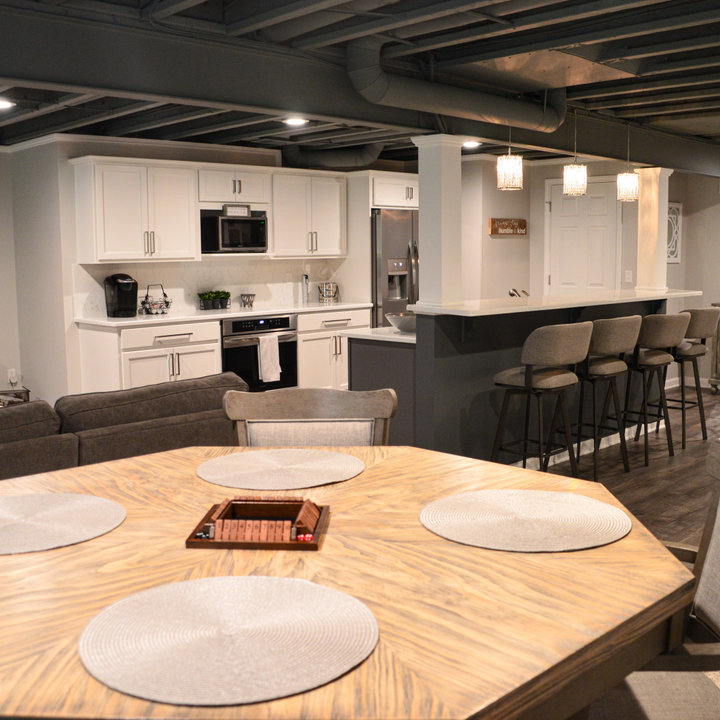 75 Exposed Beam Basement Ideas You'll Love - March, 2025 | Houzz