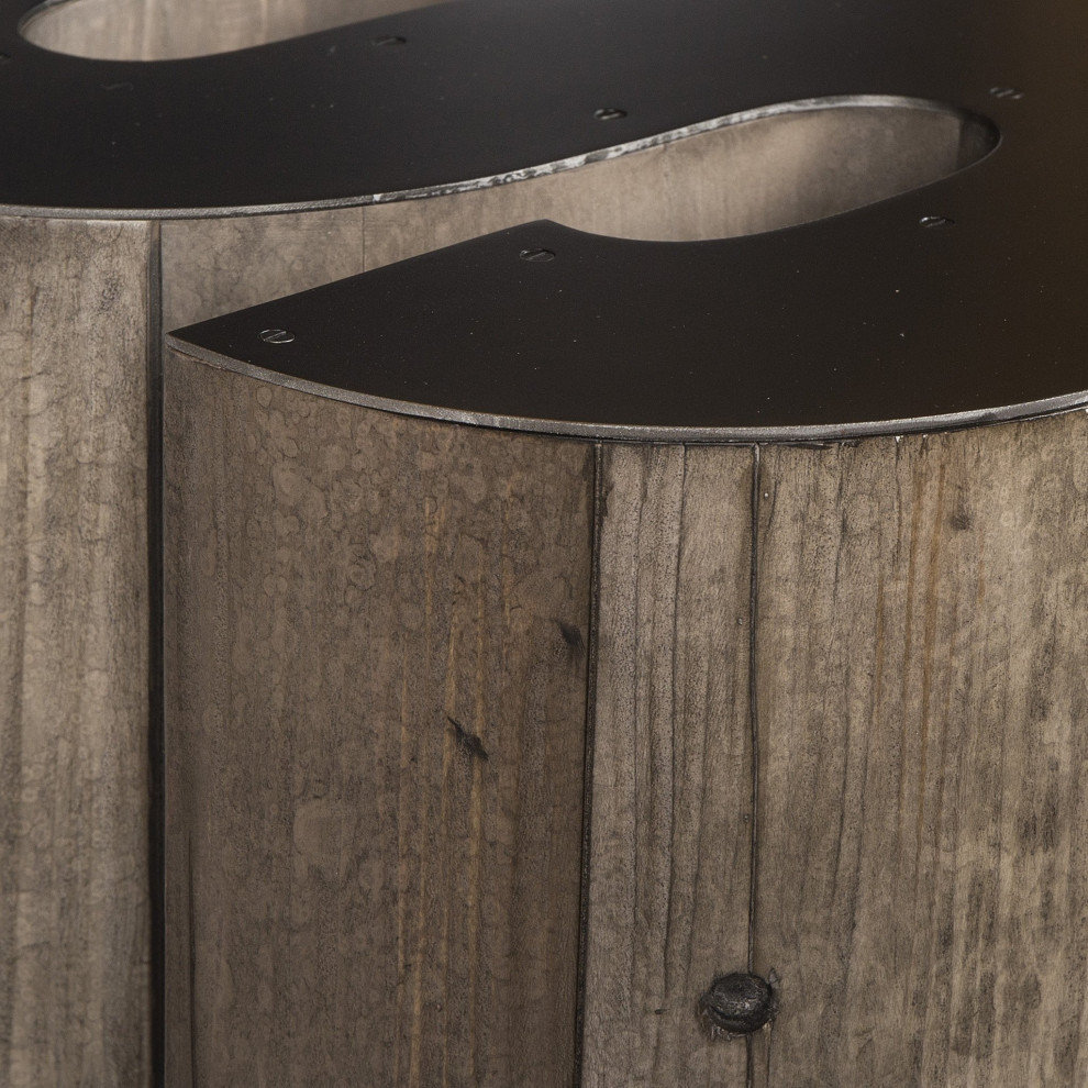 S Letter Side Table - Industrial - Side Tables And End Tables - by AED ...