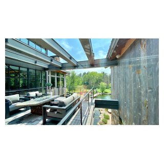 Montana Modern - Rustic - Deck - Minneapolis - by James McNeal ...