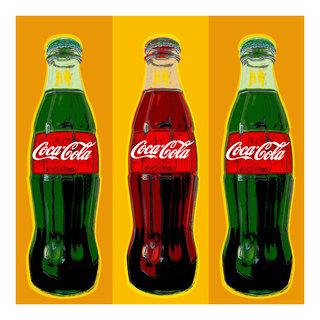 Coca Cola Pop Art, 48x48 Rolled - Contemporary - Prints And Posters ...
