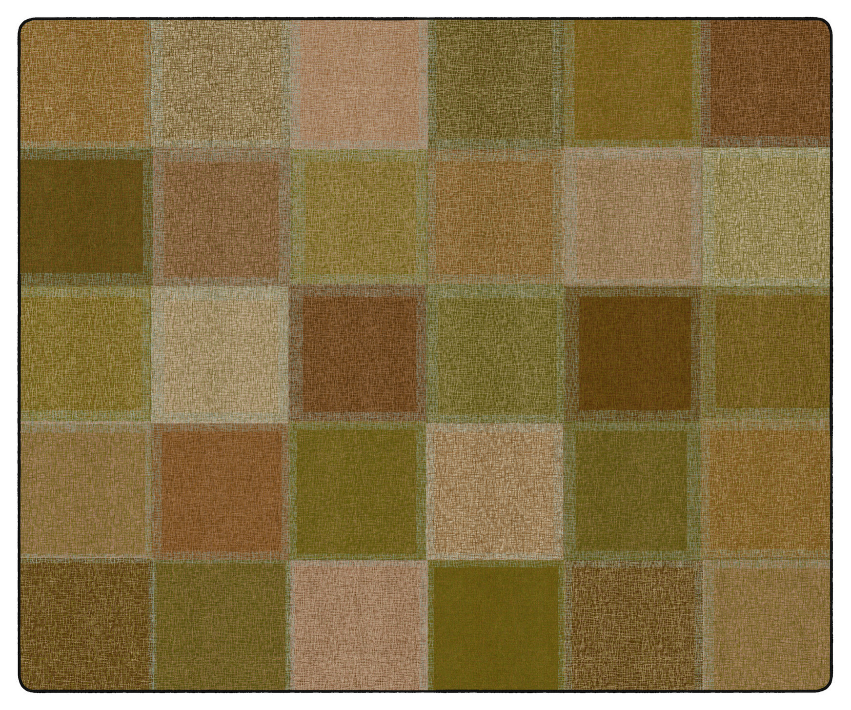 Flagship Carpets FA1311-58FS 10'6x13'2 Crosshatch Earth Tone Rug, 10 ...