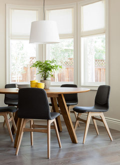 Recessed lighting or chandelier over table in kitchen?