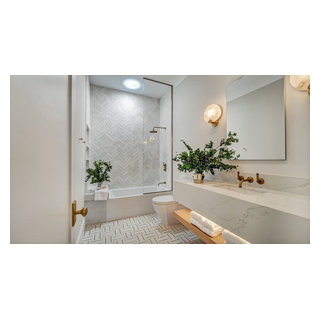 Monte Sereno Custom Home - Transitional - Bathroom - San Francisco - by Monsen Collins Builders ...