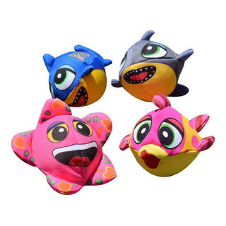 4-Piece Pink and Blue Fish Splasher Bombs Outdoor Pool Game Set - Beach ...