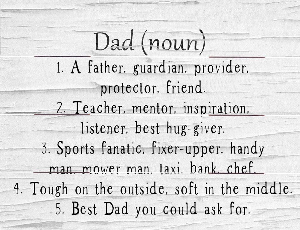 Dad (noun) Pallet Art - Contemporary - Prints And Posters - by ...