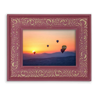 Modern Baroque 1.875" Wide Solid Wood Picture Frame, 8"x10" - French ...