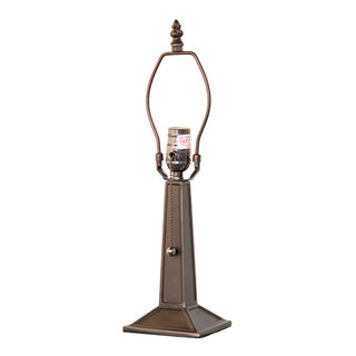 8" High Mission Table Base - Traditional - Lamp Bases - by Meyda ...