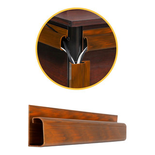 J Channel Cable Management 5-Pack 16" Raceway Channels Cord Hider Kit ...