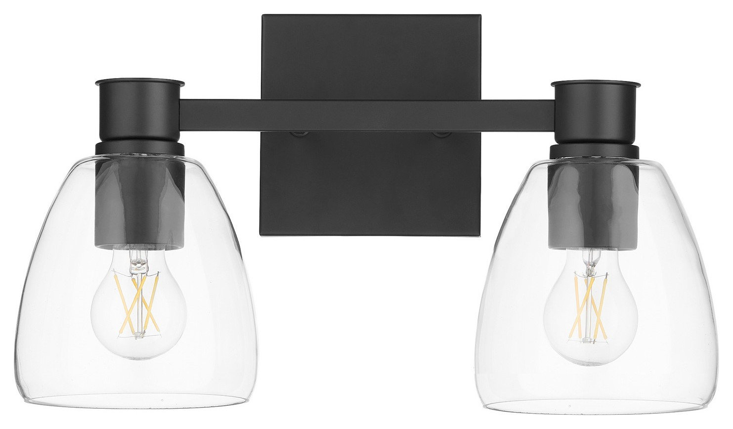 Relo Vanity in Matte Black - Transitional - Bathroom Vanity Lighting ...