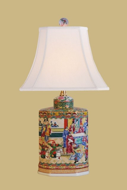 Deng Porcelain Table Lamp - Asian - Table Lamps - by East Enterprises ...